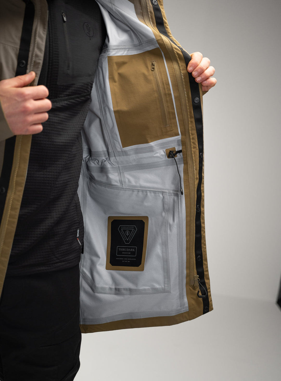 Renegade Parka | 3 Layer Waterproof Brown Parka Jacket | ThruDark