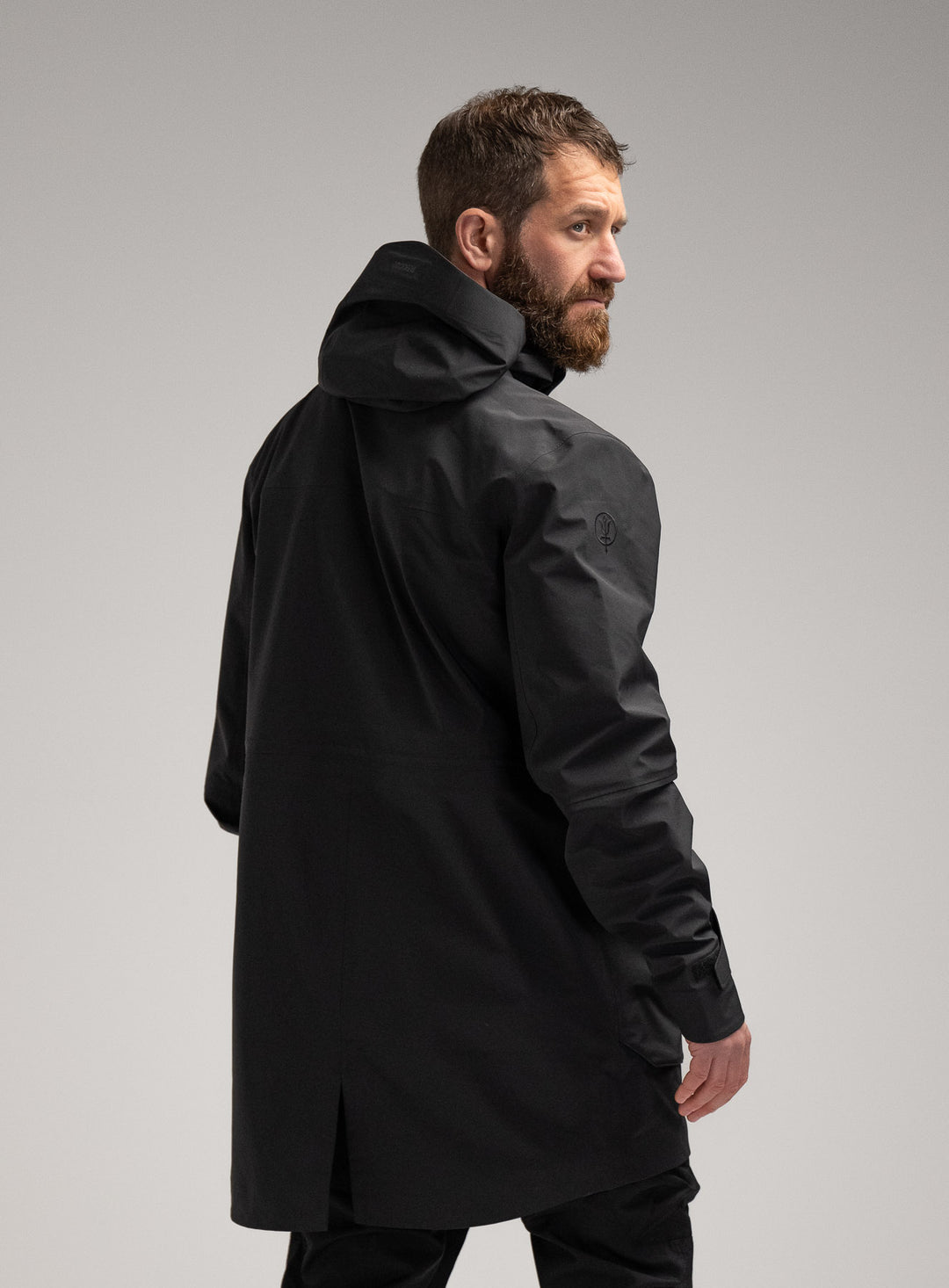 Renegade Parka | 3 Layer Waterproof Black Parka Jacket | ThruDark