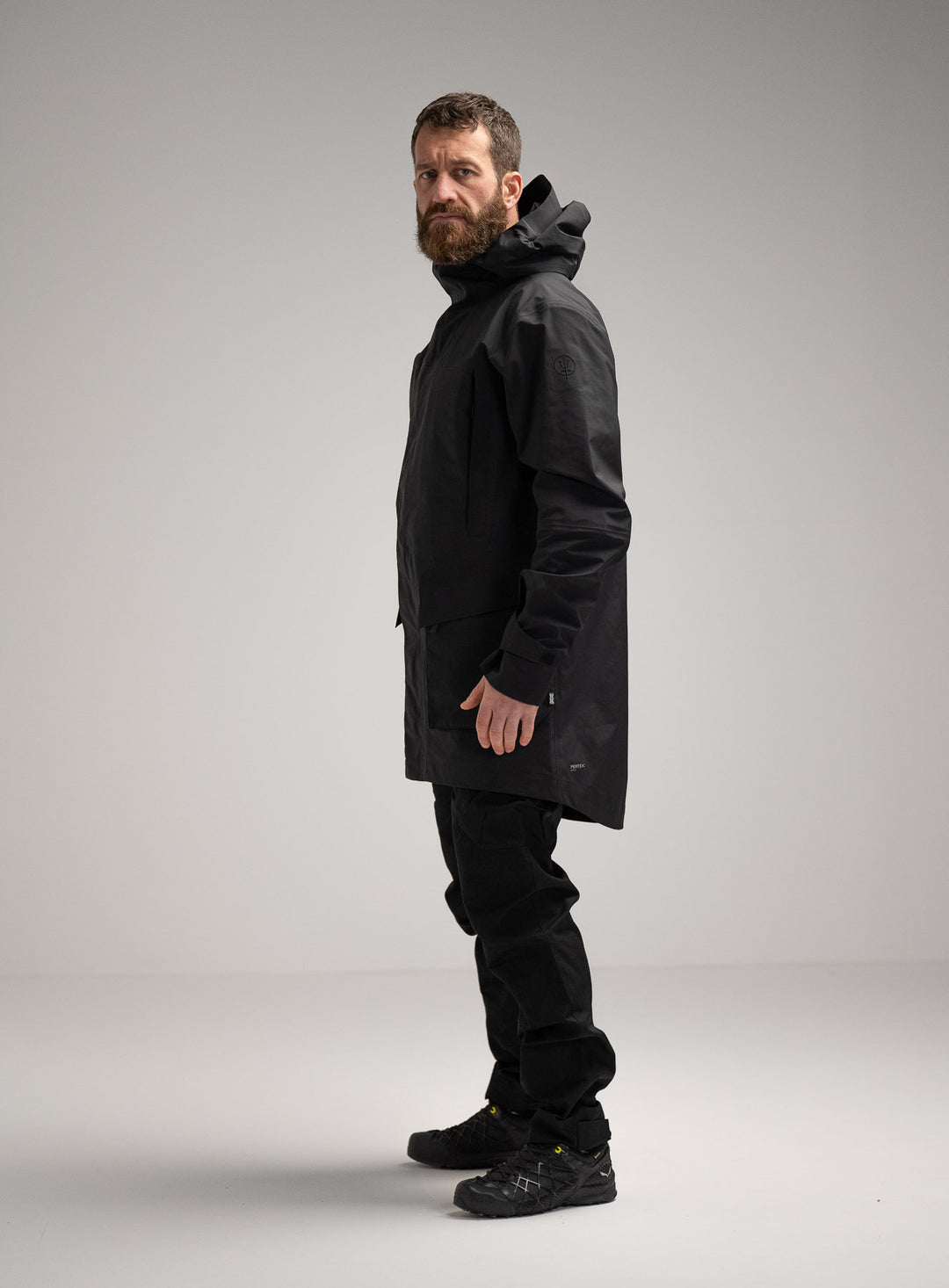 Renegade Parka | 3 Layer Waterproof Black Parka Jacket | ThruDark