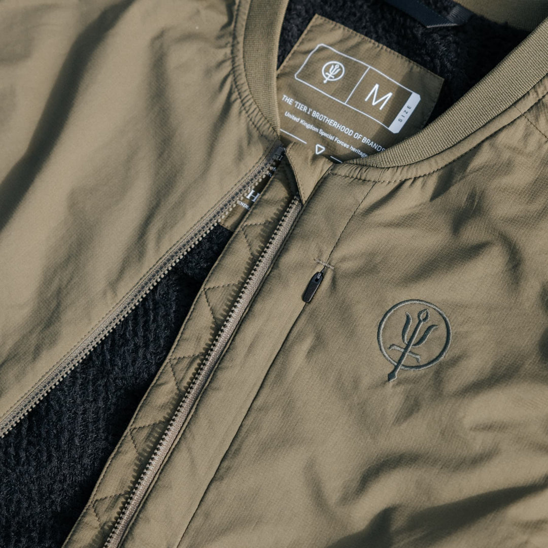 Wraith Bomber Jacket | Black Lightweight Soft Shell | ThruDark