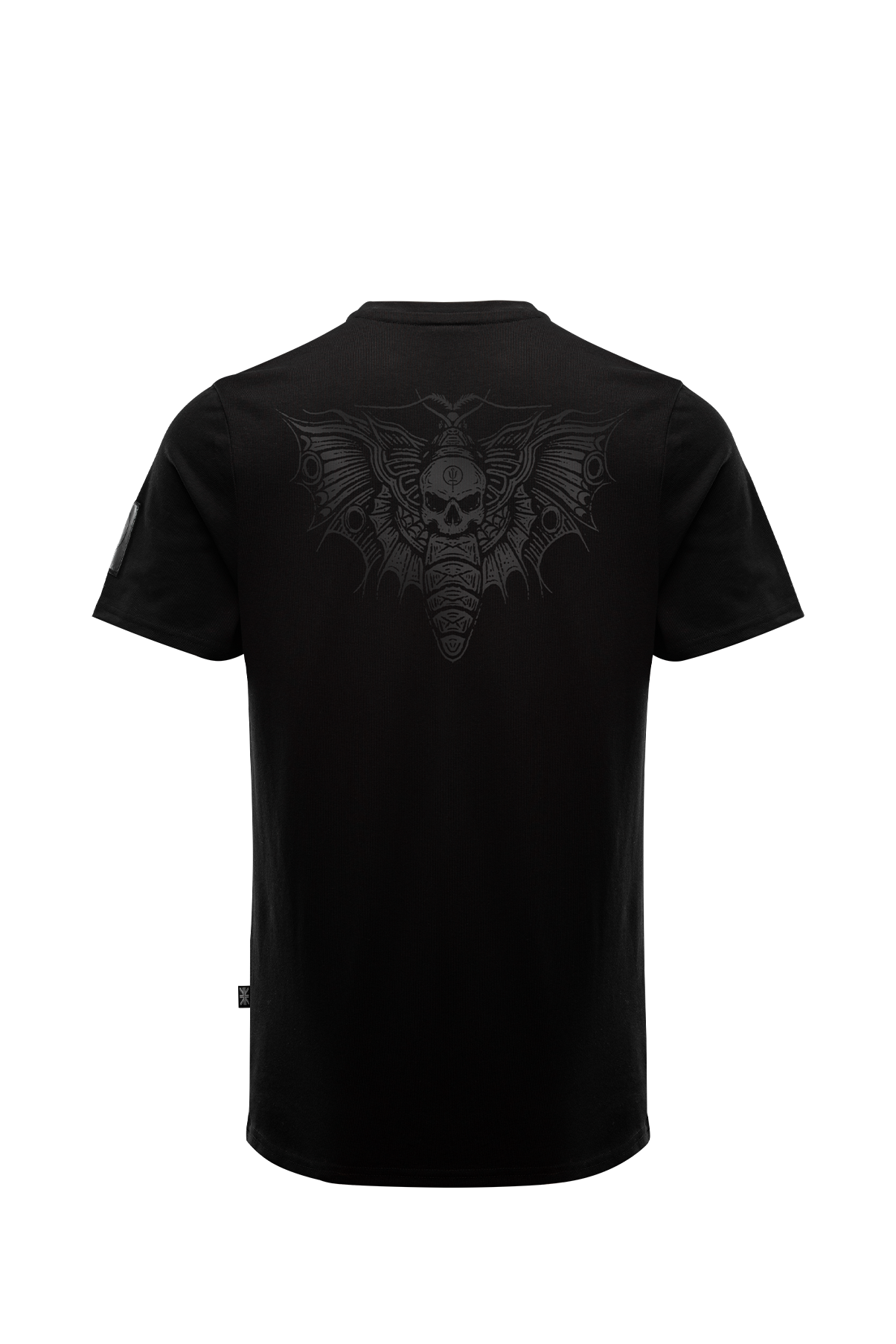 Insignia Cotton Death Moth Black T-Shirt | Men's ThruDark