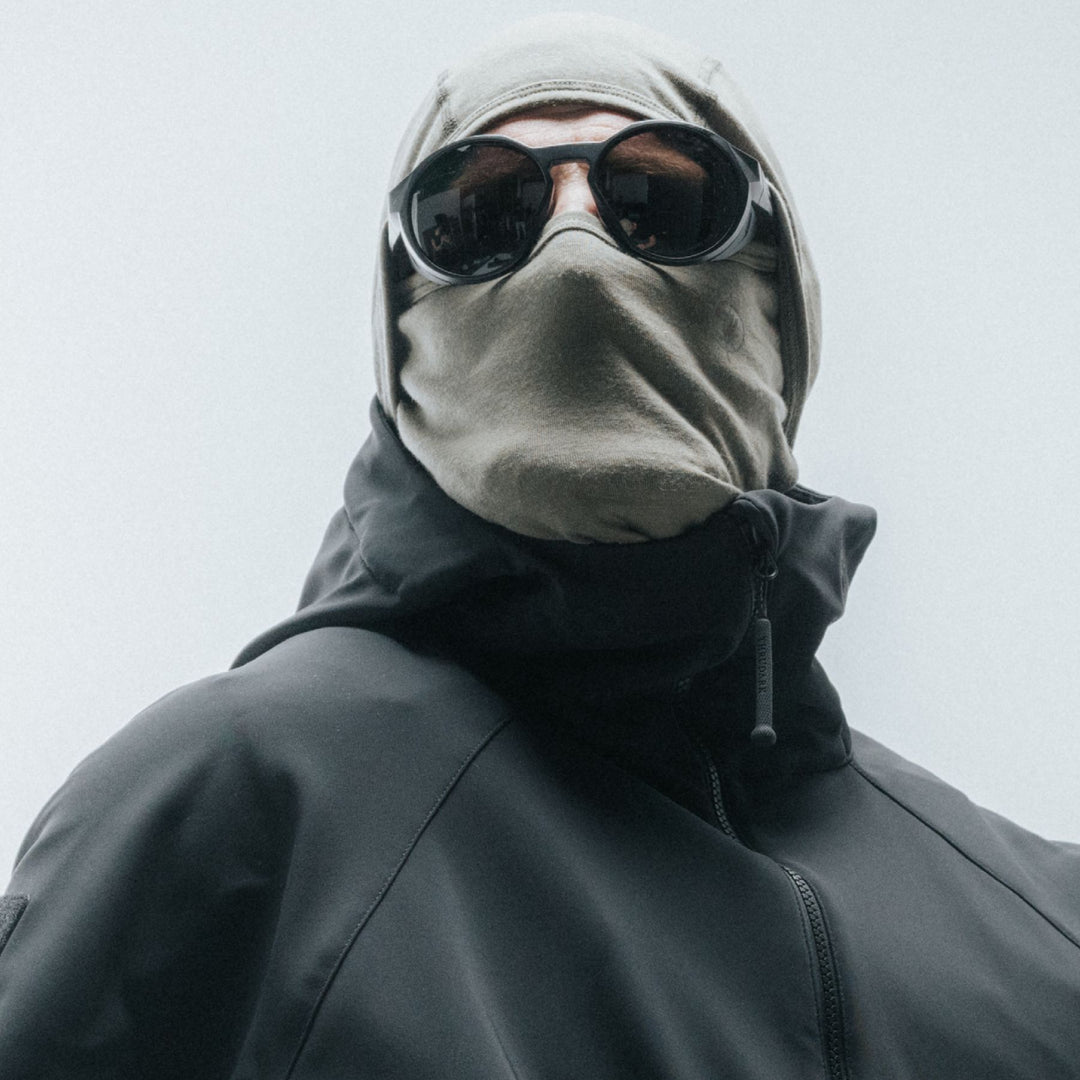 Stealth Balaclava | Black 100% Merino Wool Balaclava | ThruDark