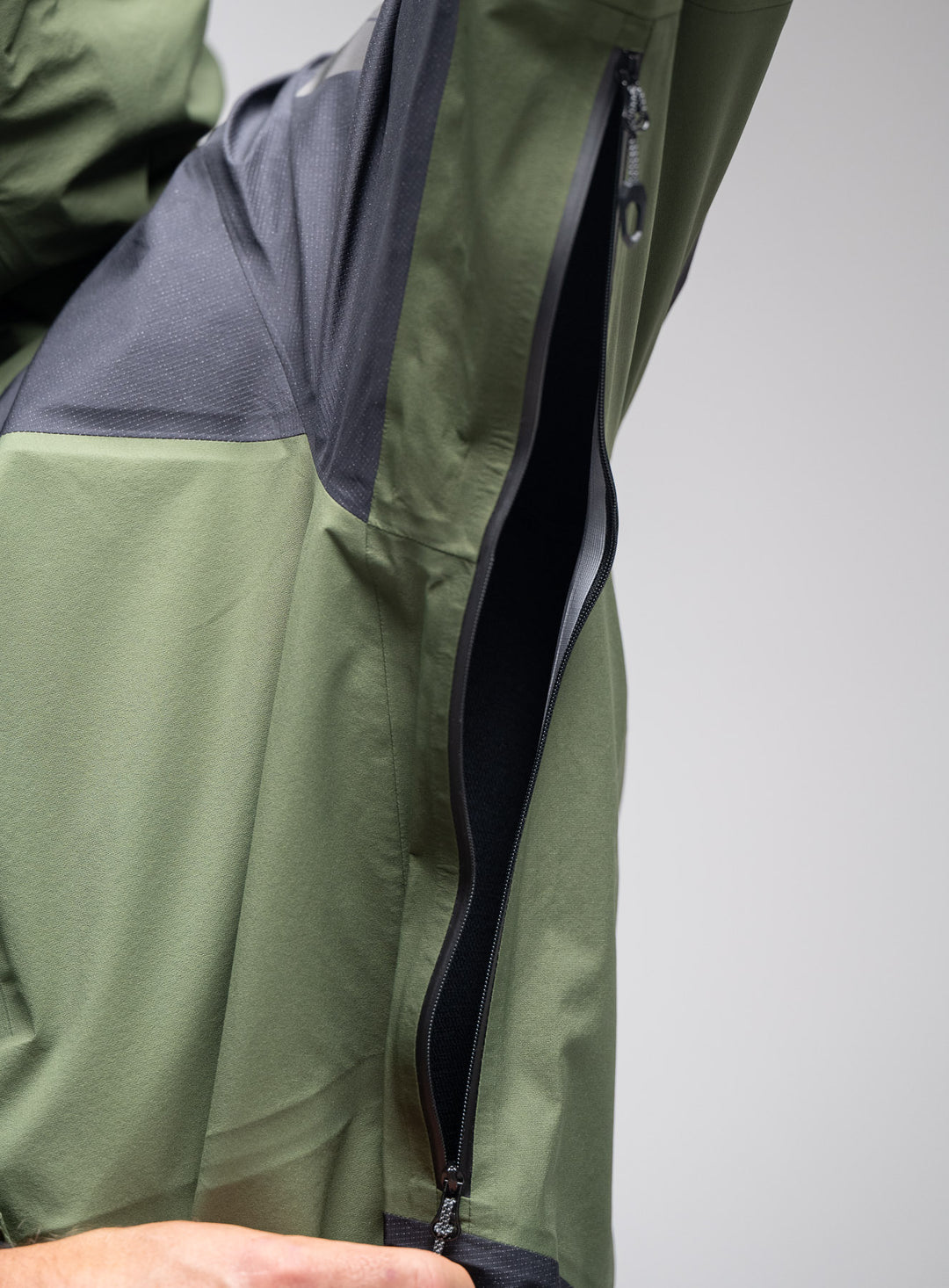Mountain Pro Waterproof Men's Green Hardshell Hiking Jacket | ThruDark