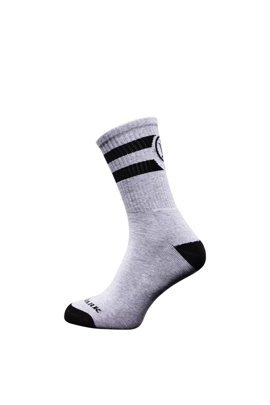Crew Insignia Socks | Grey Crew Sports Socks | ThruDark
