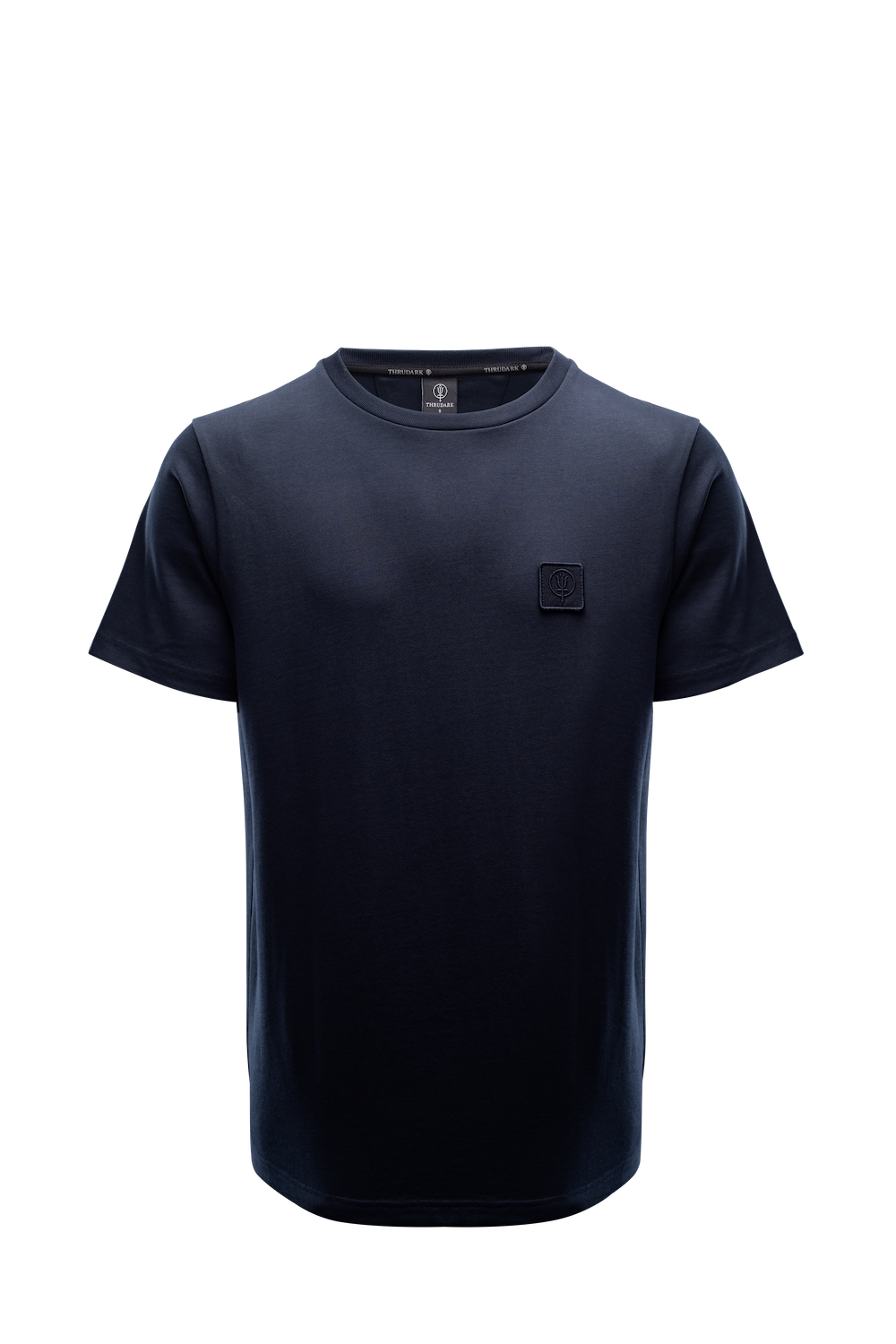 Enigma Oversized T-Shirt | Dark Blue Short Sleeve Graphic Tee – ThruDark
