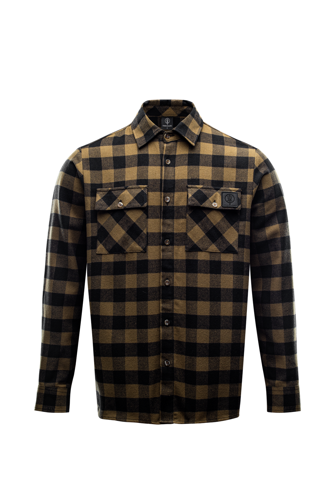Flannel Shirt | Olive Green Check Shirt | ThruDark Premium Outerwear