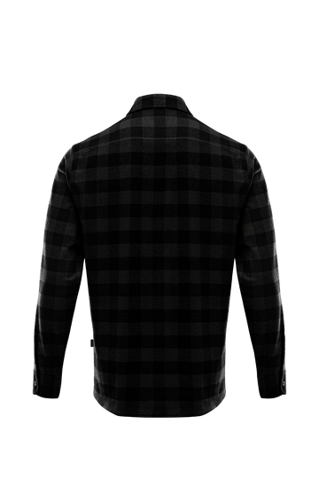 Flannel Shirt | Black Check Shirt | ThruDark Premium Outerwear