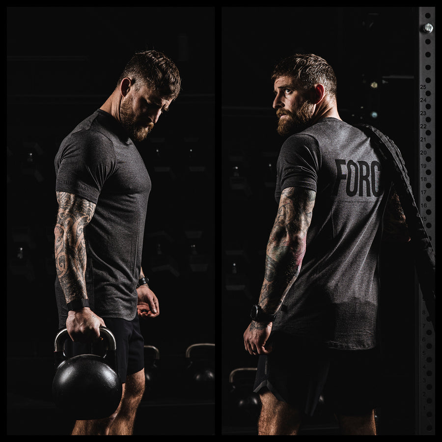 Force drirelease® NCFN T-Shirt in Black | Performance Gym Activewear ...