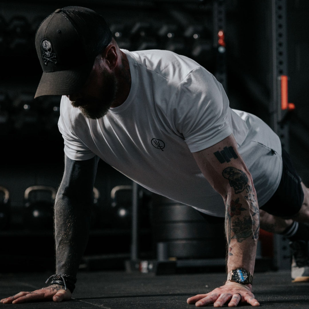 Force Active DriRelease® T-Shirt in White | Performance Gym Activewear ...