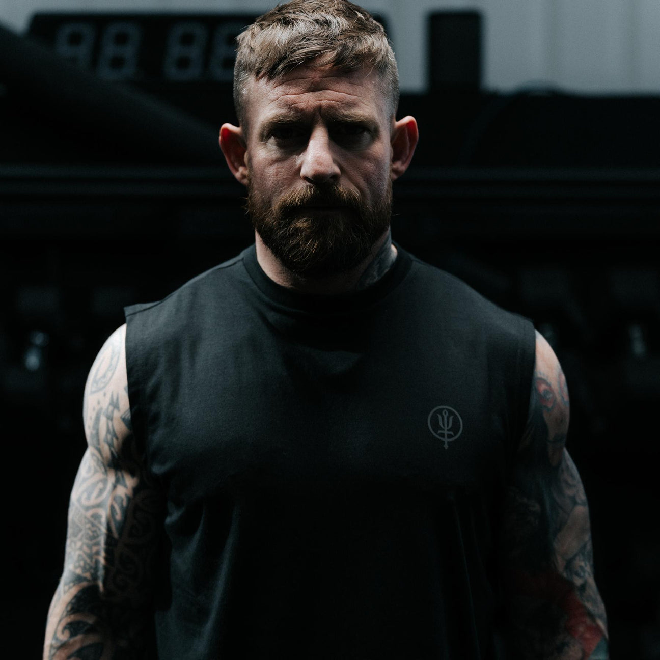 Force Drirelease® Black Tank Top | Sleeveless Active Top | ThruDark