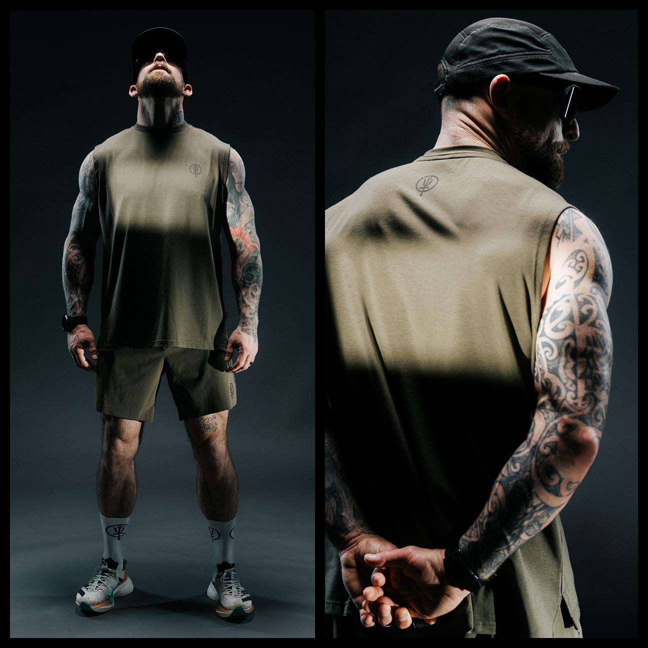 Force Drirelease® Black Tank Top | Sleeveless Active Top | ThruDark