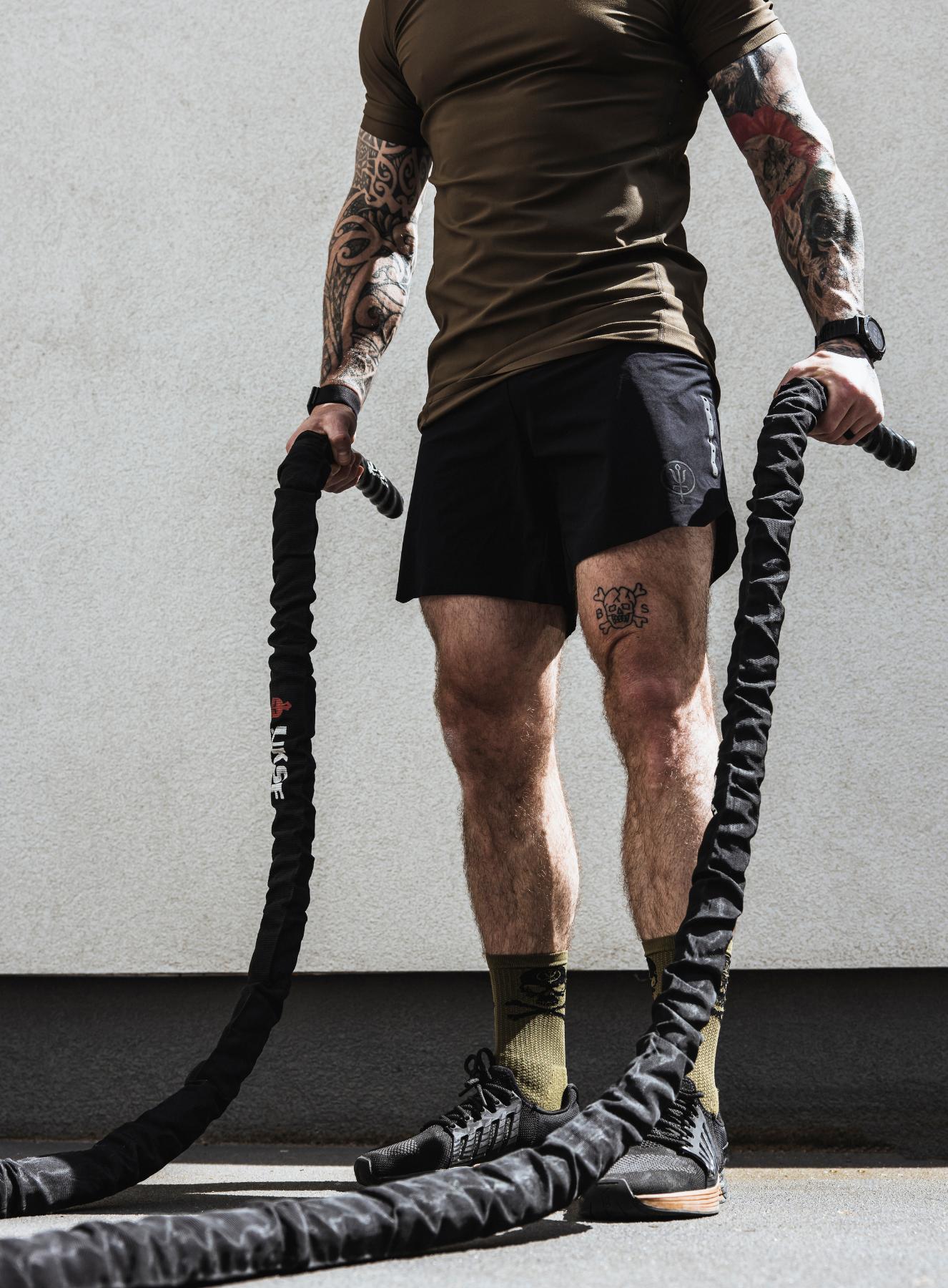 FORCE VELOCITY 2-IN-1 SHORT in Black | Activewear for the Gym – ThruDark