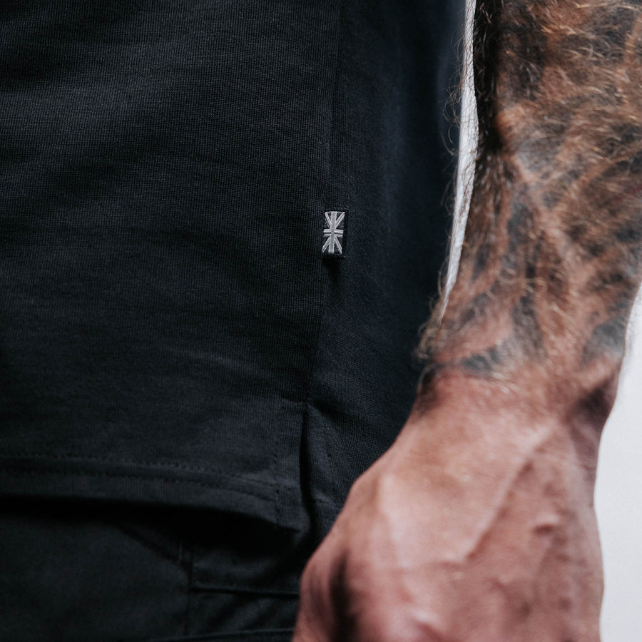 Good Breach Graphic T-Shirt | Black Premium Insignia Tee | ThruDark