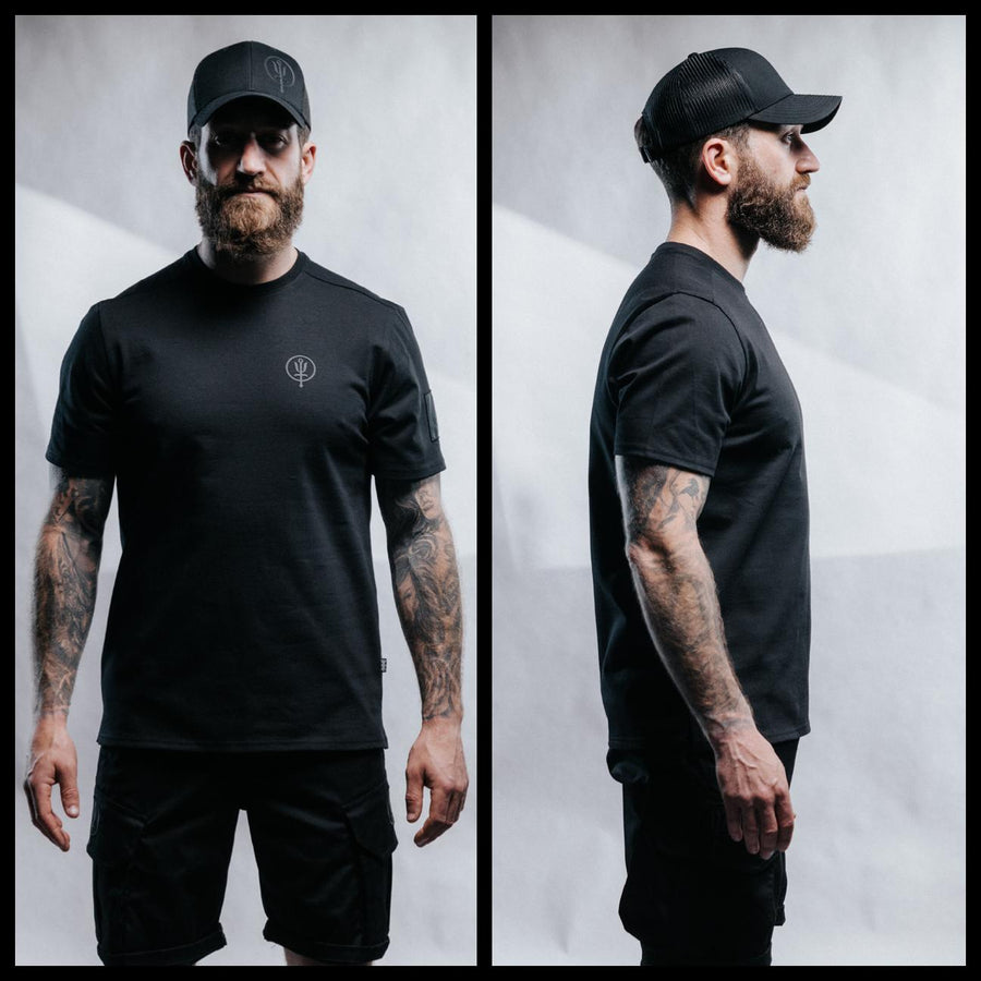 Good Breach Graphic T-Shirt | Black Premium Insignia Tee | ThruDark