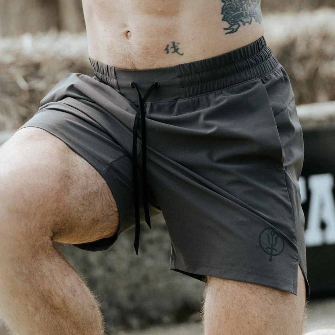 Force Velocity Motion Shorts | Grey 6" Active Shorts | ThruDark
