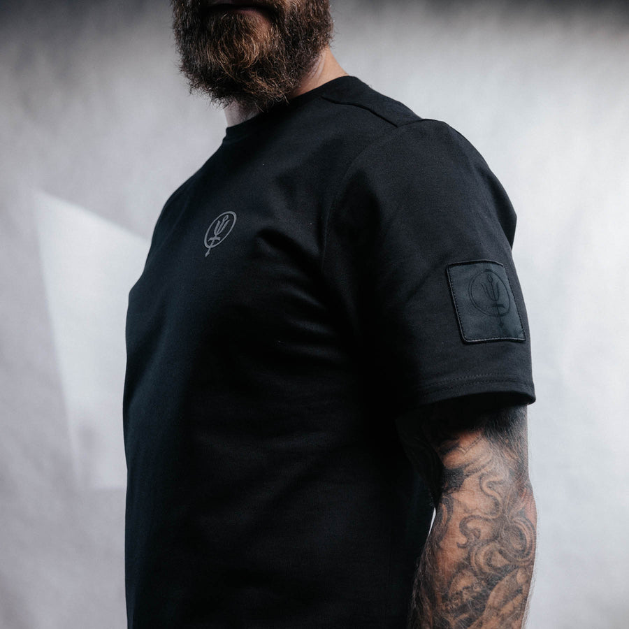 Inception Camo Graphic T-Shirt | Black Premium Insignia Tee | ThruDark