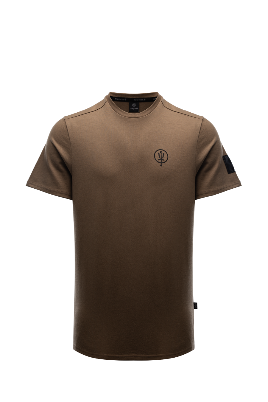 Insignia T-Shirt | Sand Brown Short Sleeve Graphic Tee | ThruDark