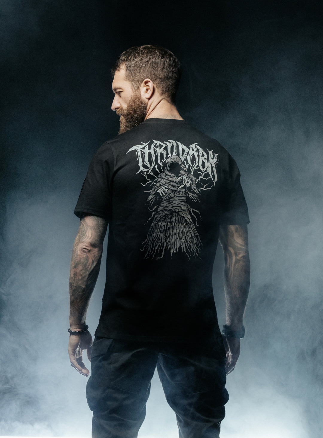 Insignia T-Shirt Wraith | Black Short Sleeve Graphic Tee | ThruDark