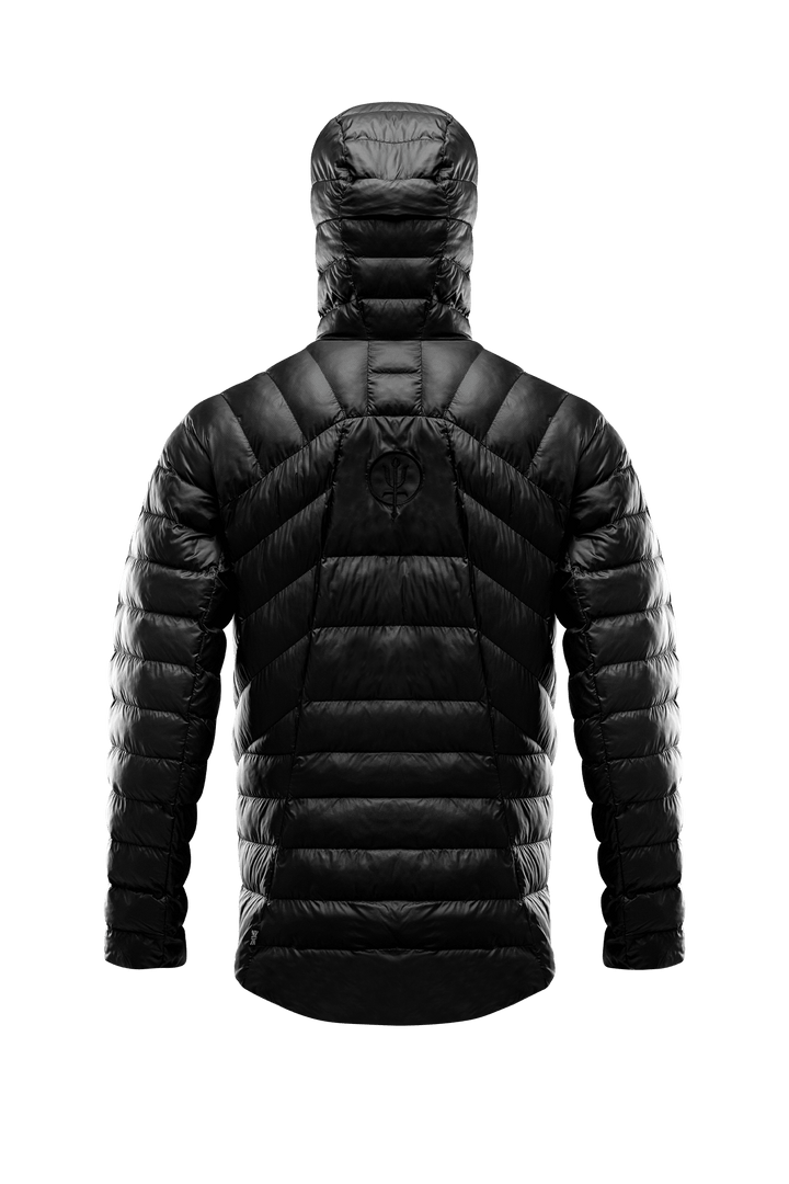 Ithax Jacket | Men's Black Hooded Synthetic Insulation Jacket – ThruDark