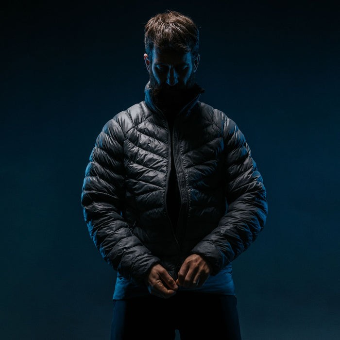 Ithax Funnel Jacket | Men's Black Synthetic Insulation Jacket | ThruDark