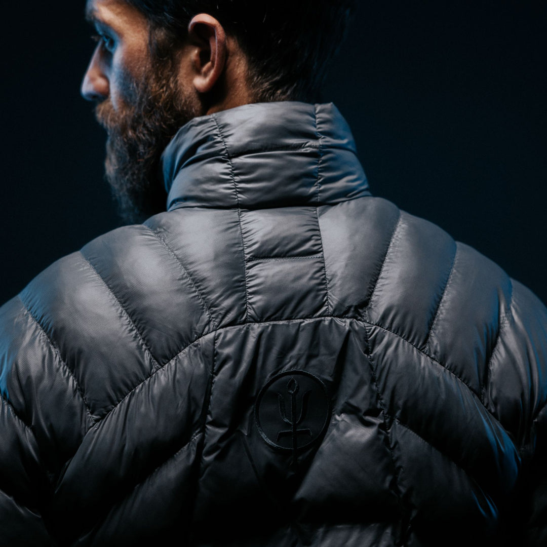 Ithax Funnel Jacket | Men's Black Synthetic Insulation Jacket | ThruDark