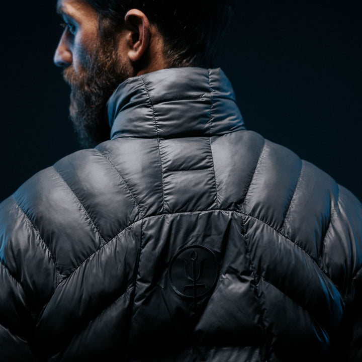 Ithax Funnel Jacket | Men's Black Synthetic Insulation Jacket | ThruDark