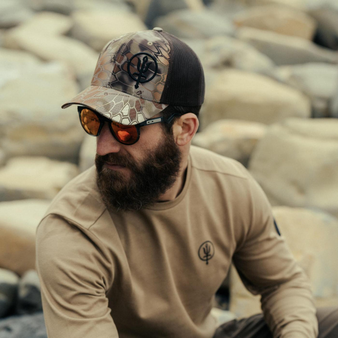 Brown Kryptek Cap | Retro Trucker Cap | ThruDark