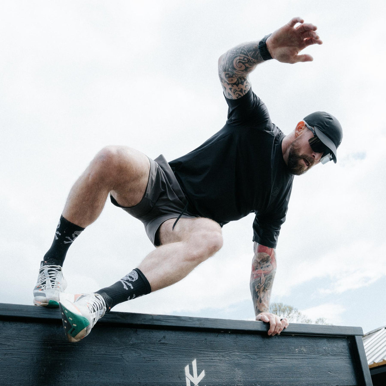 Force Velocity Motion T-Shirt | Black Active T-Shirt | ThruDark