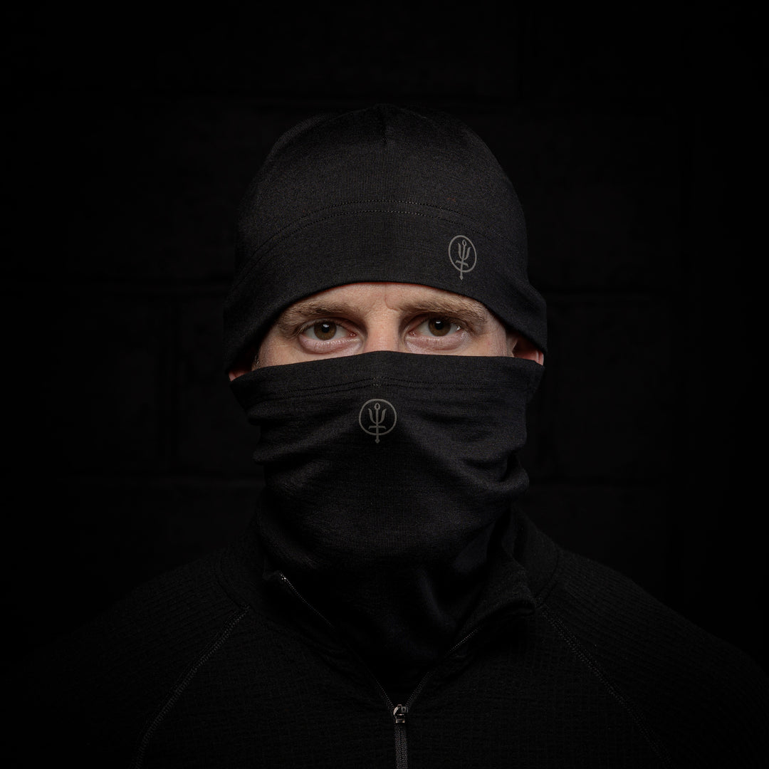 Stealth Neck Gaiter | 100% Merino Wool Neck Gaiter – ThruDark