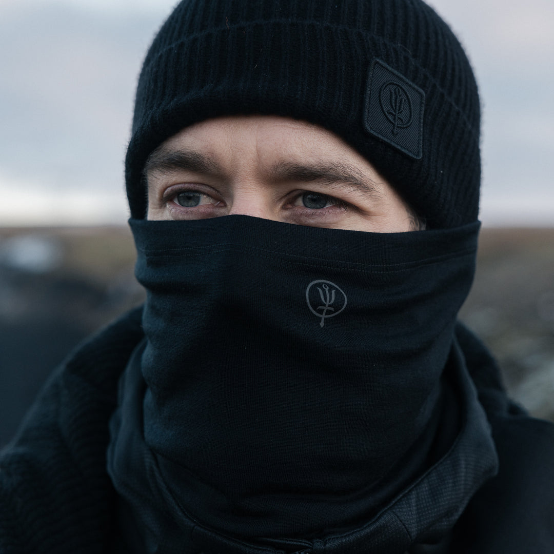 Stealth Neck Gaiter | 100% Merino Wool Neck Gaiter – ThruDark