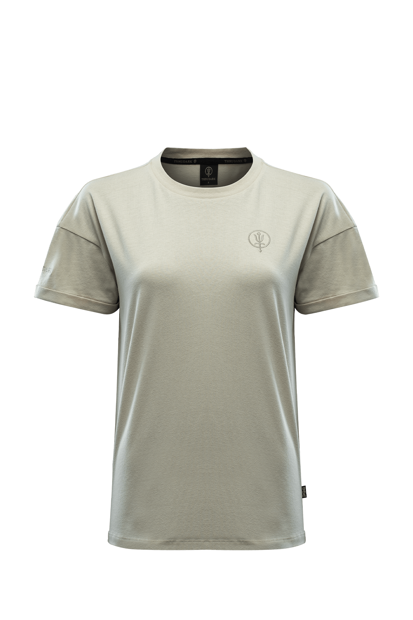 Valor T-Shirt | Women's Cream T-Shirt with Insignia | ThruDark