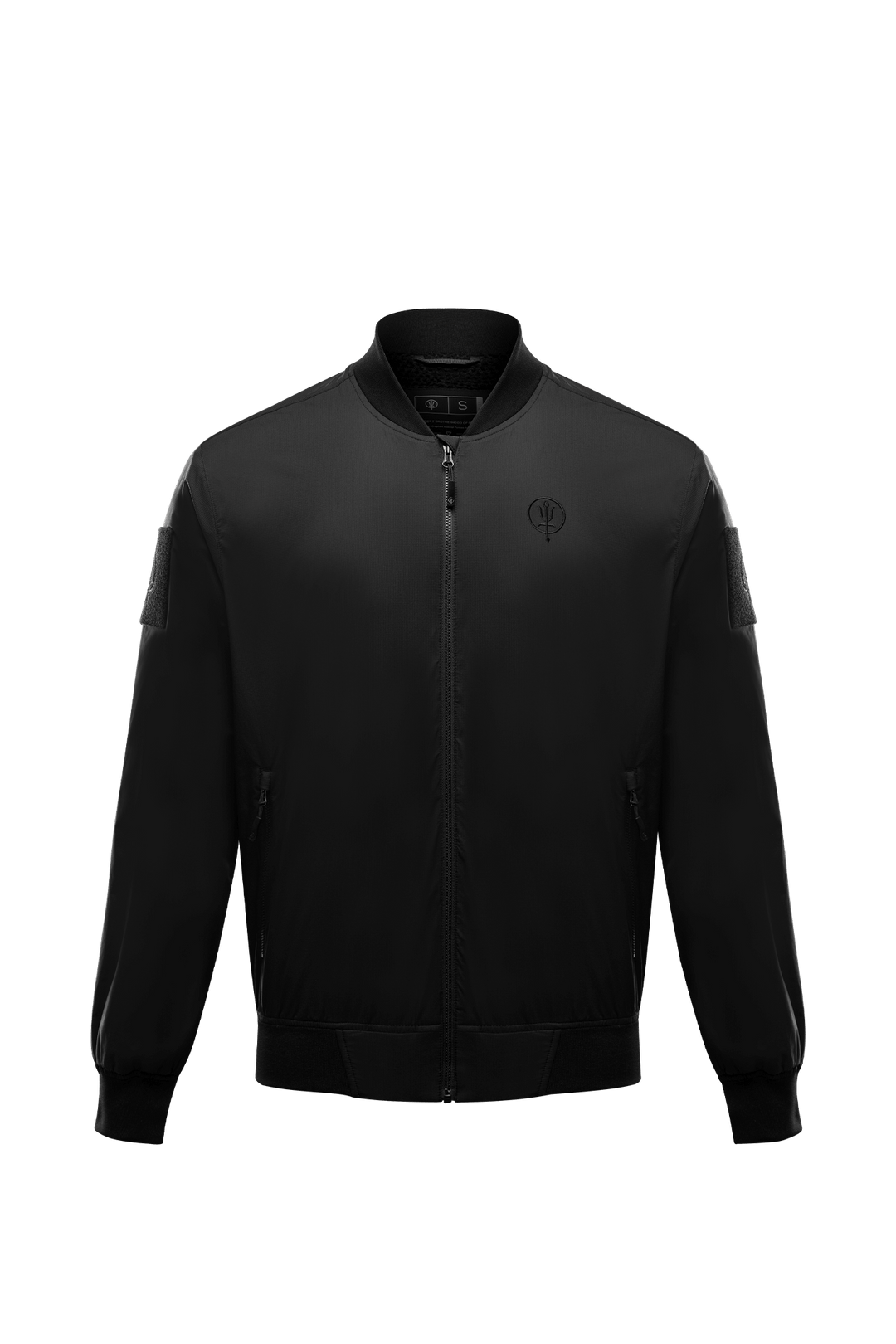 Wraith Bomber Jacket | Black Lightweight Soft Shell | ThruDark