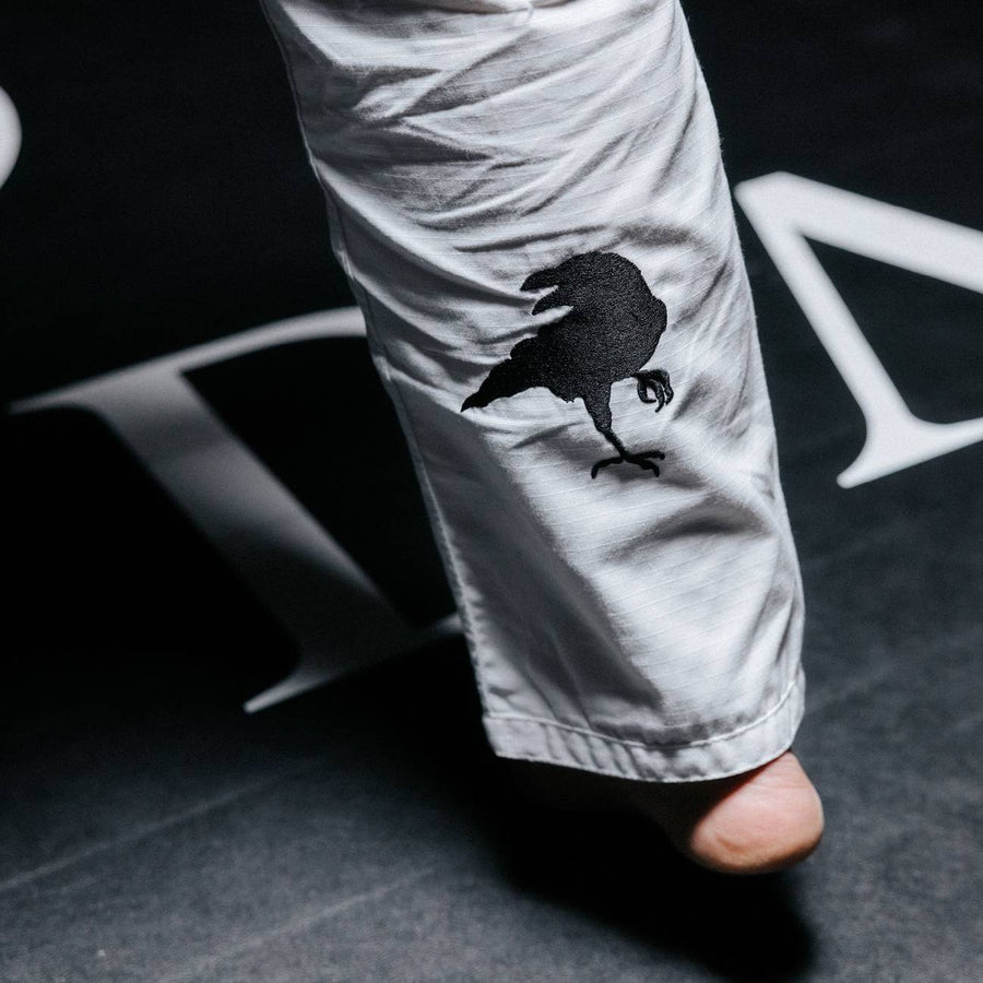 ThruDark X REORG Gi “No Quarter Given” | White Brazilian Jiu-Jitsu Gi