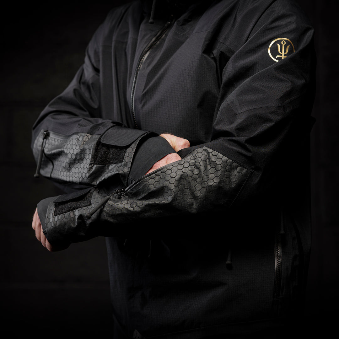 Rōnin Shuraken Half Zip Snow Jacket| Khaki Alpine Sports Coat – ThruDark