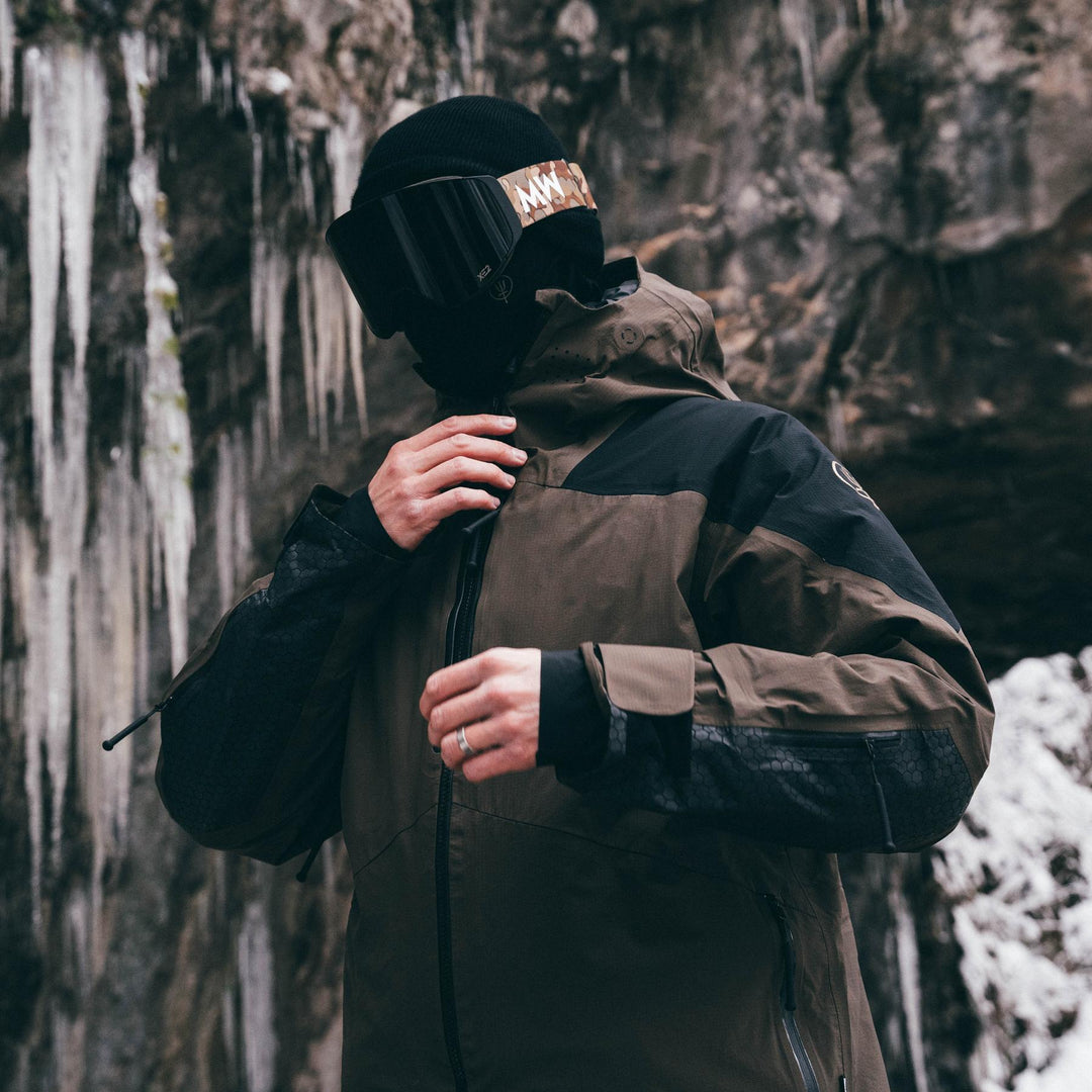 Rōnin Tanto Full Zip Snow Jacket | Rōnin Alpine Sports Coat in Black ...