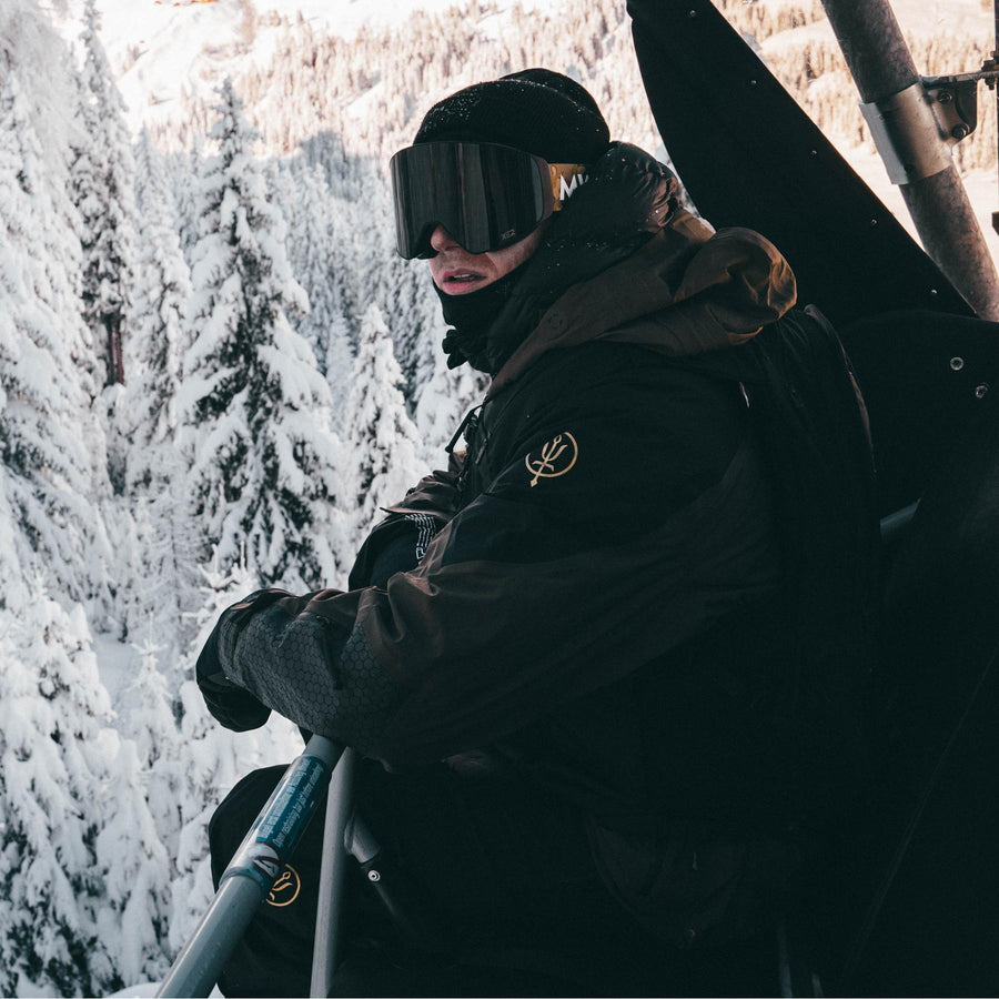 Rōnin Tanto Full Zip Snow Jacket | Rōnin Alpine Sports Coat in Black ...
