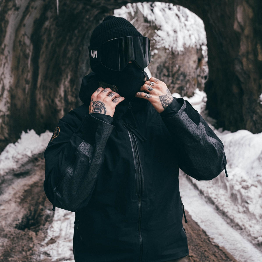 Rōnin Tanto Full Zip Snow Jacket | Rōnin Alpine Sports Coat in Black ...