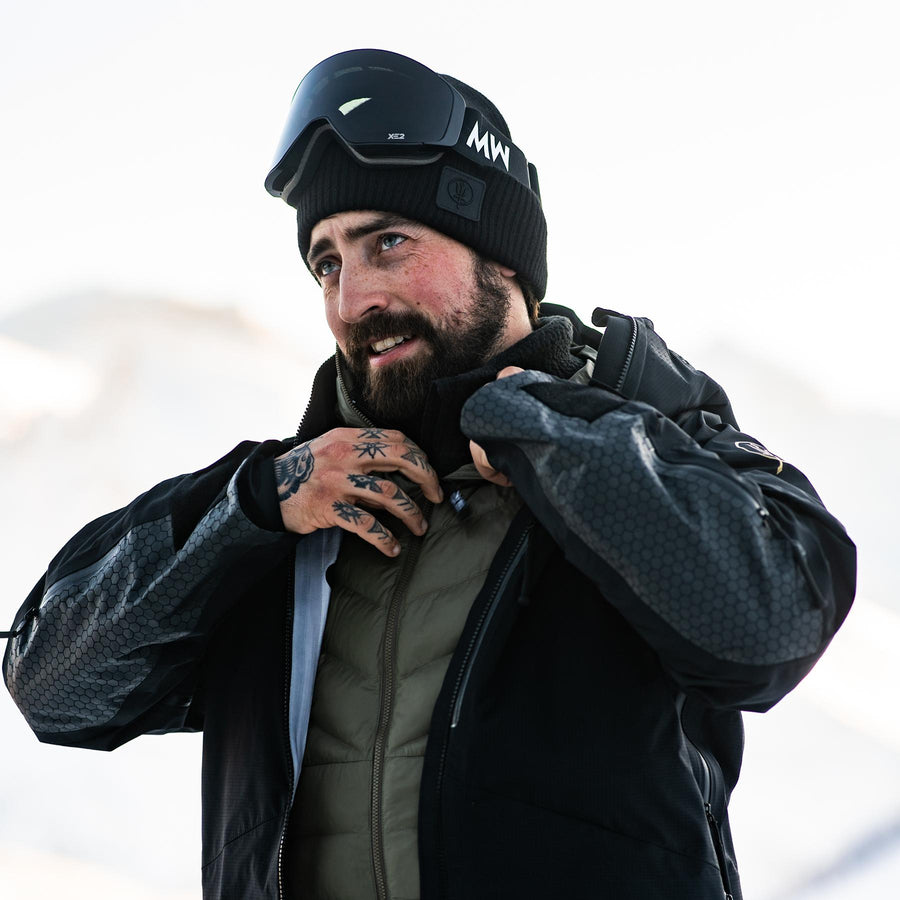 Rōnin Tanto Full Zip Snow Jacket | Rōnin Alpine Sports Coat in Black ...
