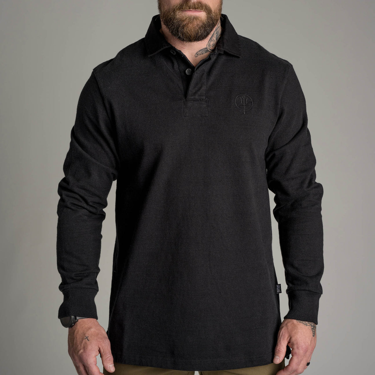 Black Heritage Rugby Shirt | Worn By Ex-England Rugby Captain Dylan ...