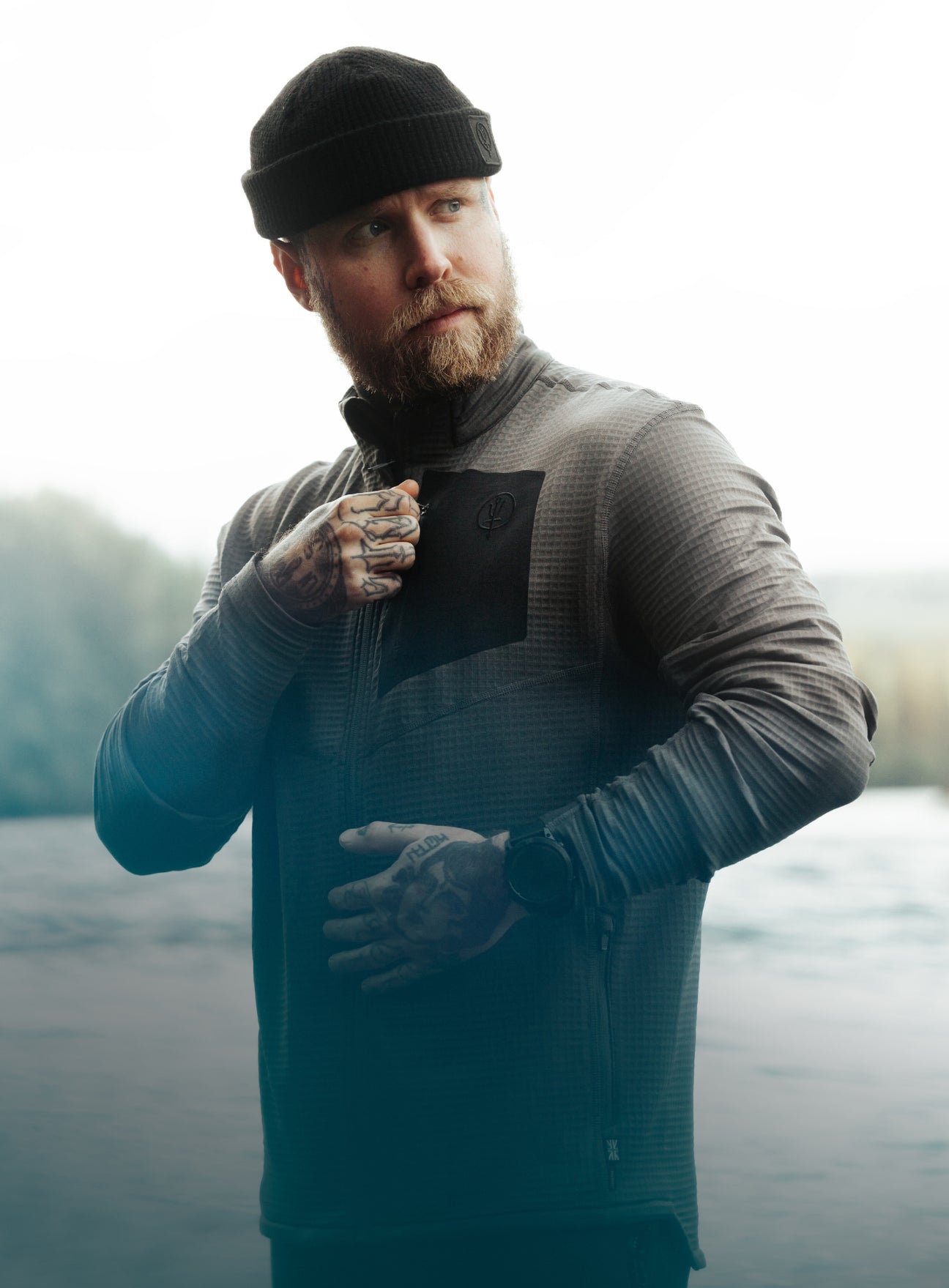 Siege Tech Fleece Full Zip | Green Insulated Mid Layer | ThruDark