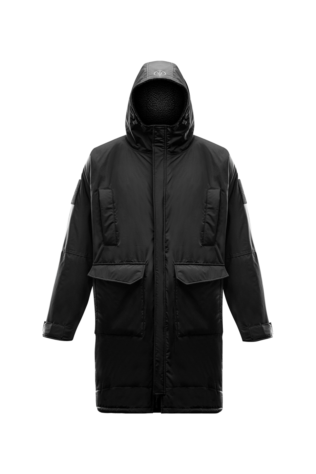 Shroud | Unisex ThruDark Black Overcoat | Cordura®