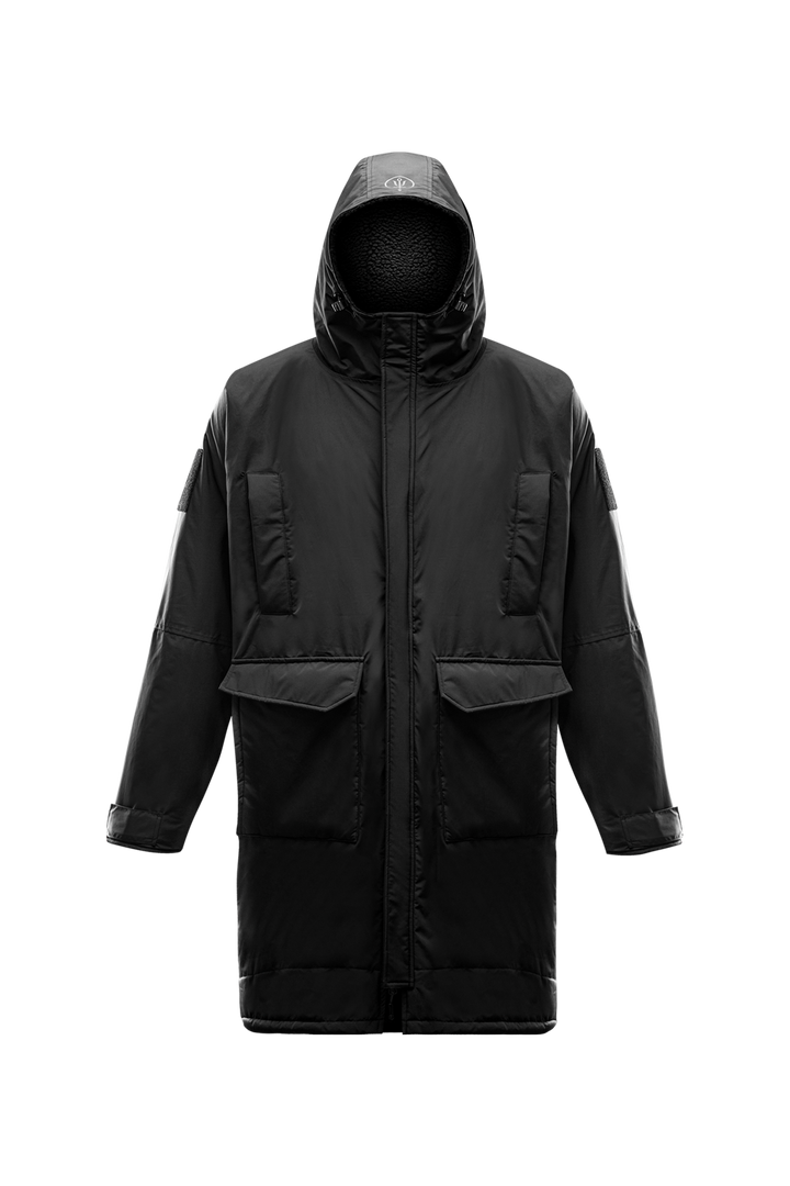 Shroud | Unisex ThruDark Black Overcoat | Cordura®