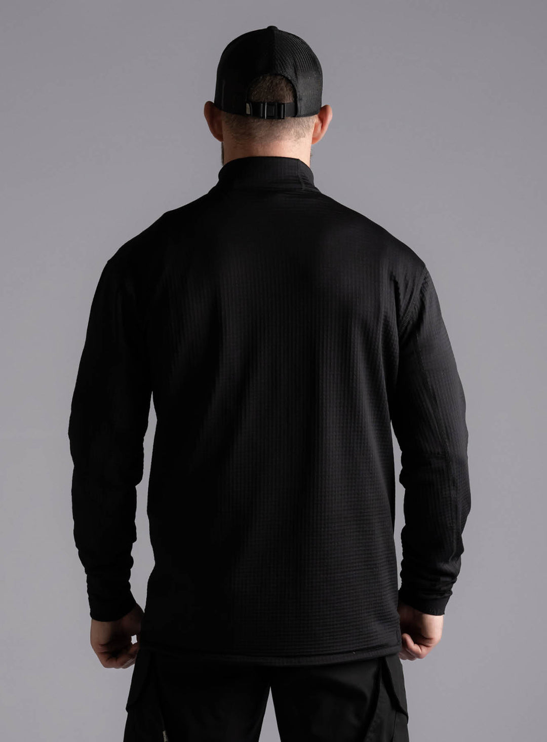 Siege Tech Fleece Full Zip | Black Insulated Mid Layer | ThruDark
