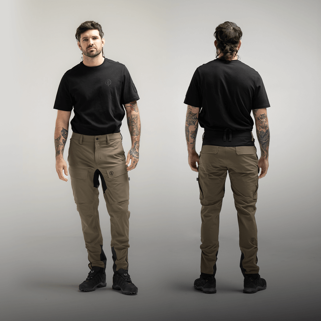 Strike Pants | Khaki Tapered Utility & Technical Trousers | ThruDark