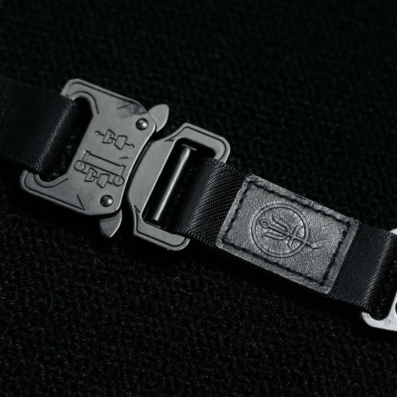 Black ThruDark Logo Lanyard | Heavy Duty Buckle Fastening | ThruDark