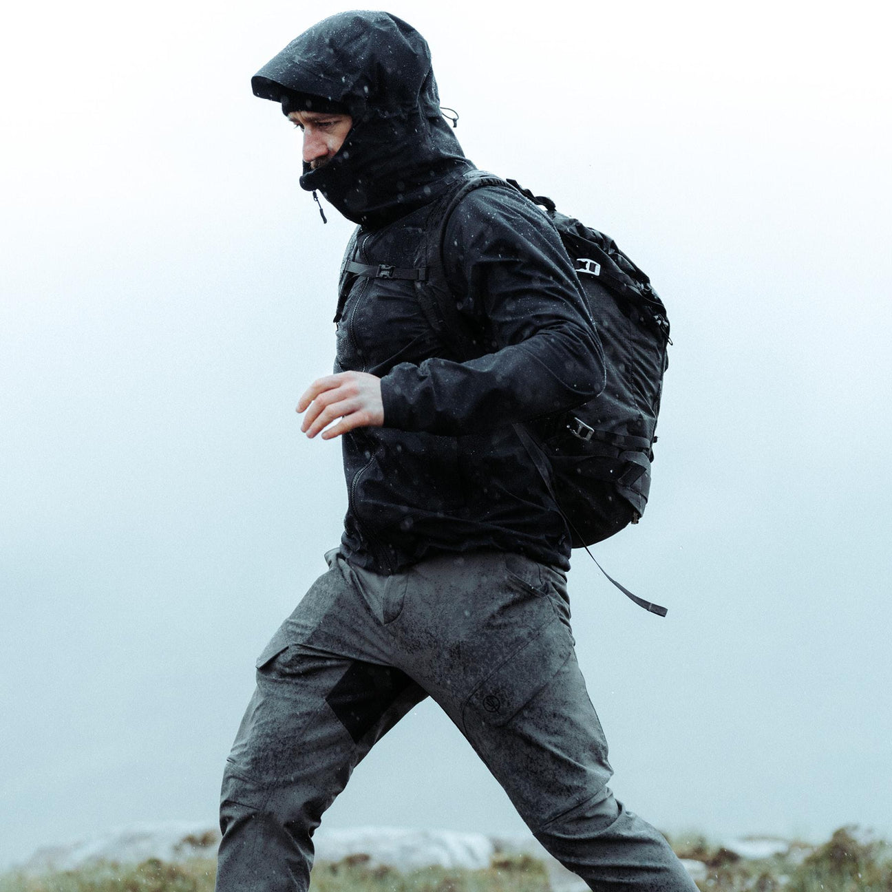 Vanguard Jacket | Black Lightweight & Waterproof Jacket | ThruDark