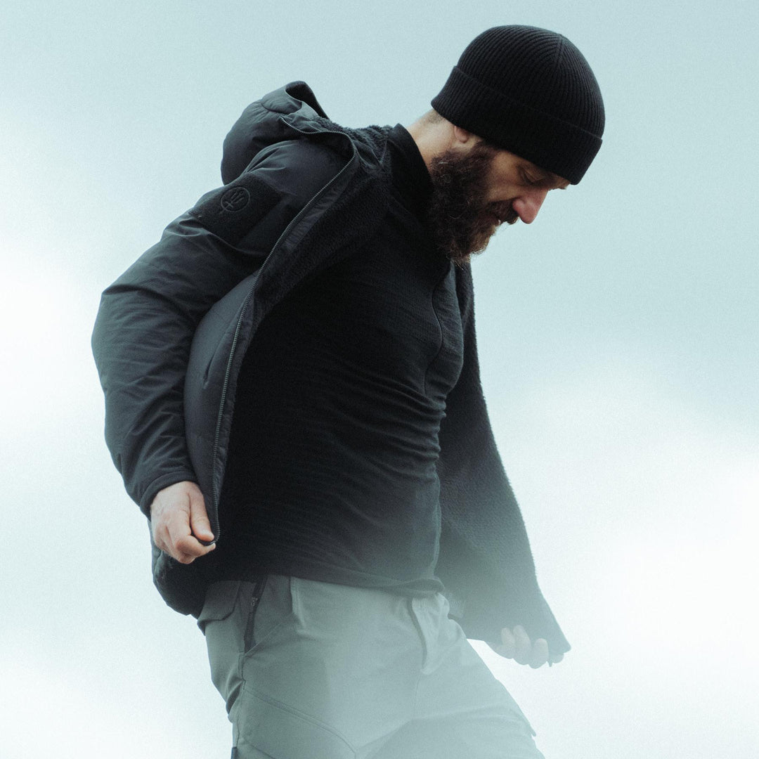 Vanguard Jacket | Black Lightweight & Waterproof Jacket | ThruDark