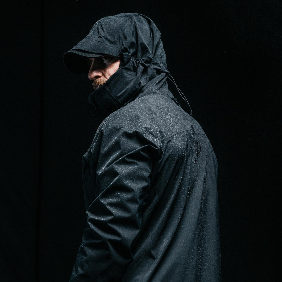 Vanguard Jacket | Black Lightweight & Waterproof Jacket | ThruDark