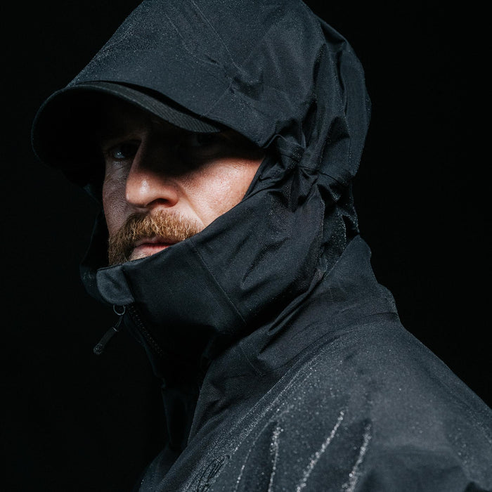 Vanguard Jacket | Black Lightweight & Waterproof Jacket | ThruDark
