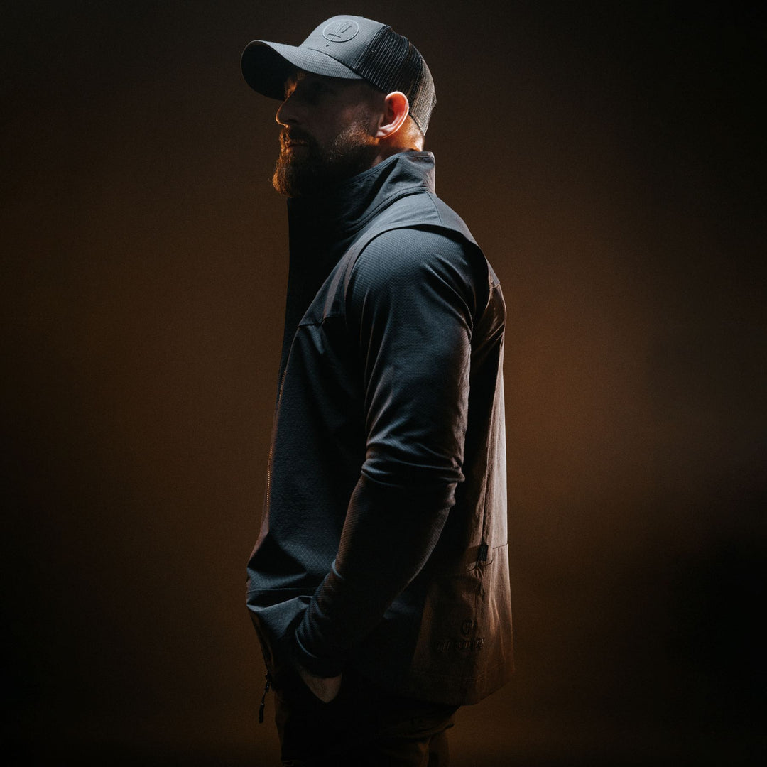 Veles Gilet | Green Soft Shell Gilet for Technical Pursuits | ThruDark